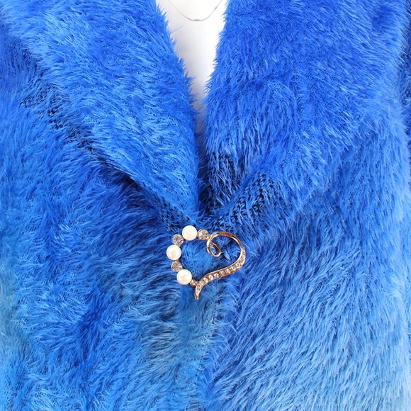 Sweaters | Fuzzy Ombre Cardigan Sweater Blue | Poshmark